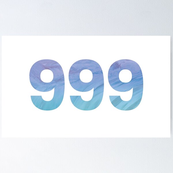 "999 Angel number" Poster for Sale by namaste-you | Redbubble