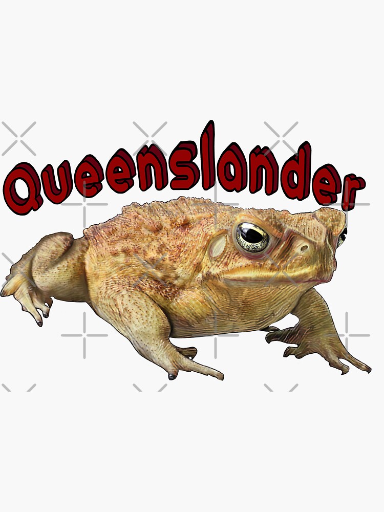 "Queenslander, " Sticker for Sale by Kestrelle | Redbubble
