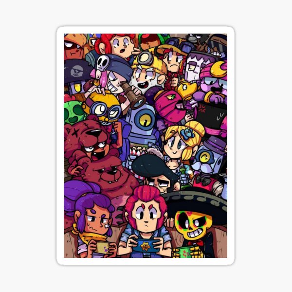 Brawl Stars Stickers | Redbubble