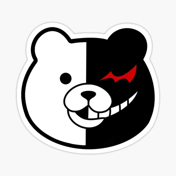 "Monokuma" Sticker for Sale by FandomsKill | Redbubble