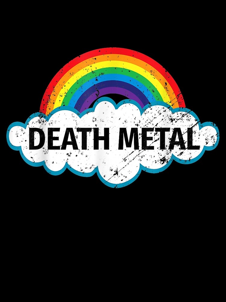 "Death Metal Rainbow" Art Print for Sale by Cora-Moran-96 | Redbubble