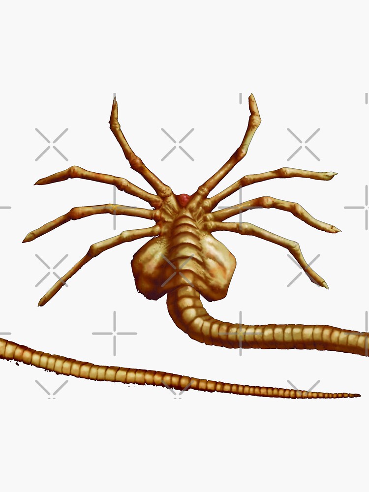 "Alien Parasite Face Hug" Sticker by Dirk4171 | Redbubble