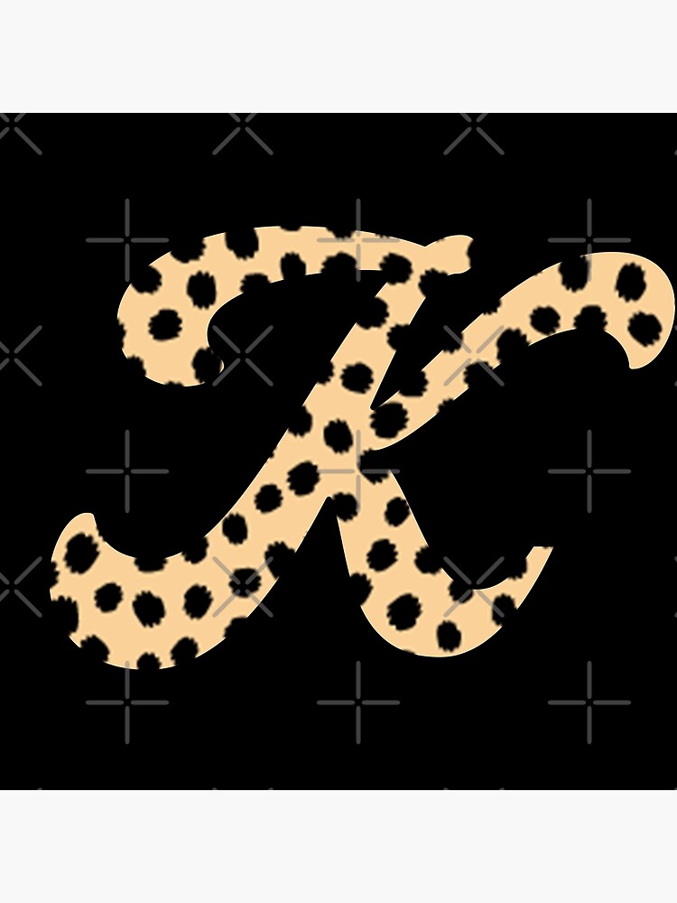 "Chita K Print alphabet Transparent Letter Sticker." Photographic Print ...