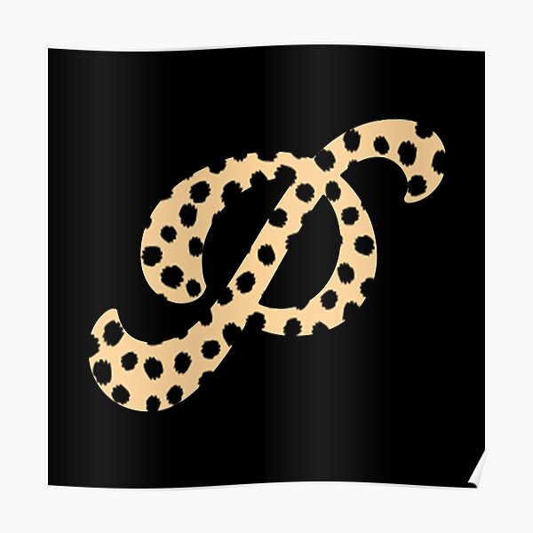 "Chita P Print alphabet Transparent Letter Sticker." Poster by ...