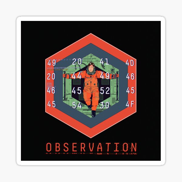 "Observation" Sticker for Sale by PikPikPik | Redbubble