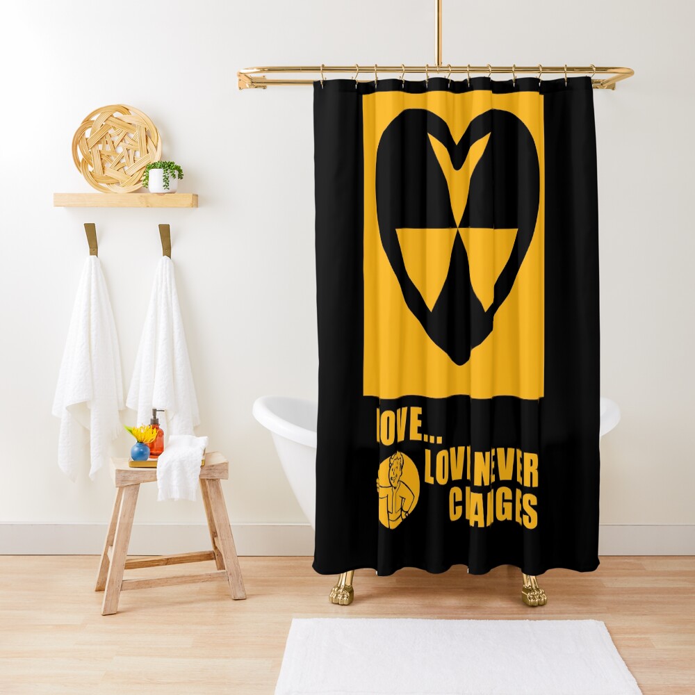 "Fallout love card" Shower Curtain for Sale by Triskart | Redbubble