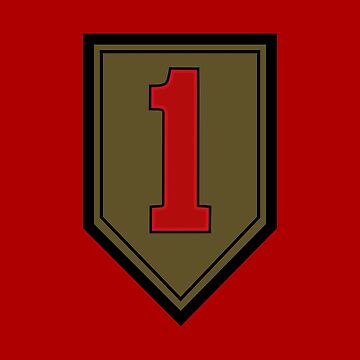 "Big Red One - 1st Infantry Division" Poster for Sale by StrongVlad ...