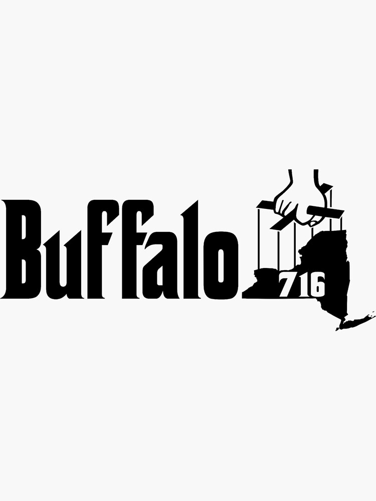 "716 Buffalo" Sticker for Sale by LocalsCode | Redbubble