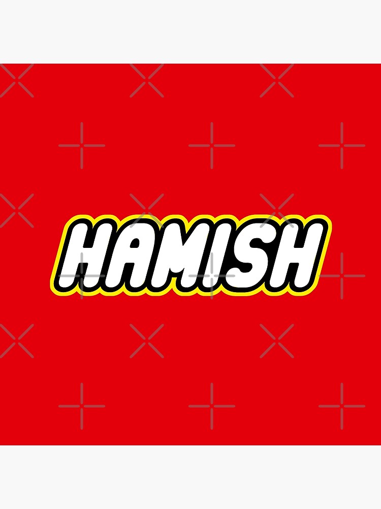 Póster «Pieza de calidad premium para Hamish. Regalo para niños que ...