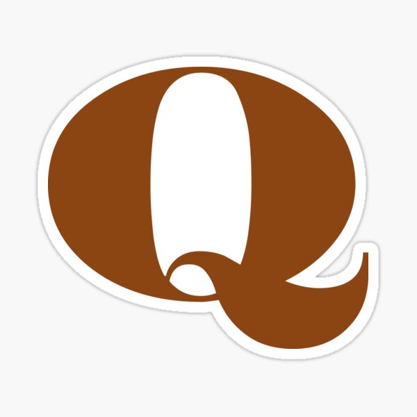 "letter Q by chibani" Sticker by chibani | Redbubble
