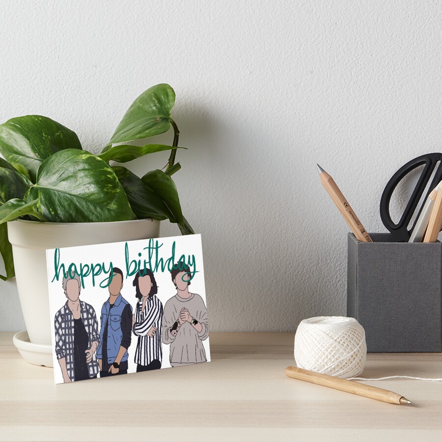 "One direction birthday card" Greeting Card for Sale by Tpwkordie ...
