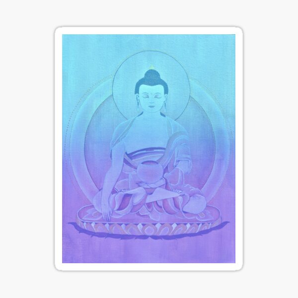 "Meditating Buddha" Sticker by namaste-you | Redbubble