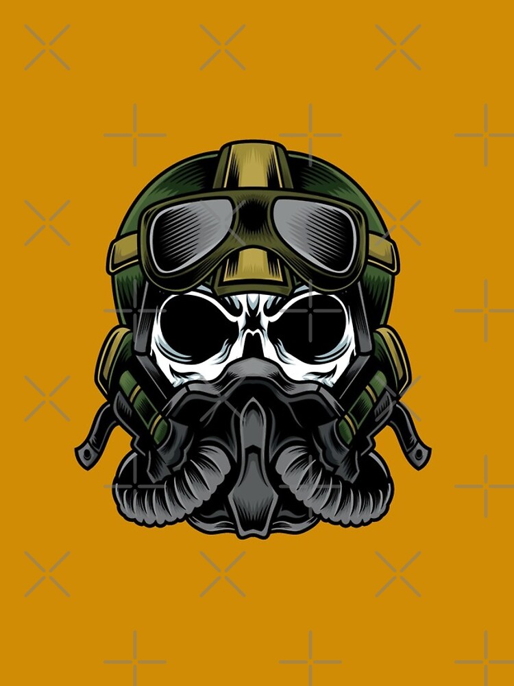 "Pilot Skull With Helmet" iPhone Case for Sale by mohamedox | Redbubble