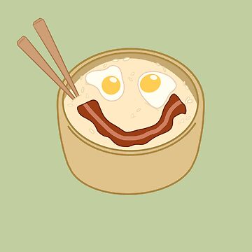"It’s Porridge!" Sticker for Sale by LilTangerineArt | Redbubble