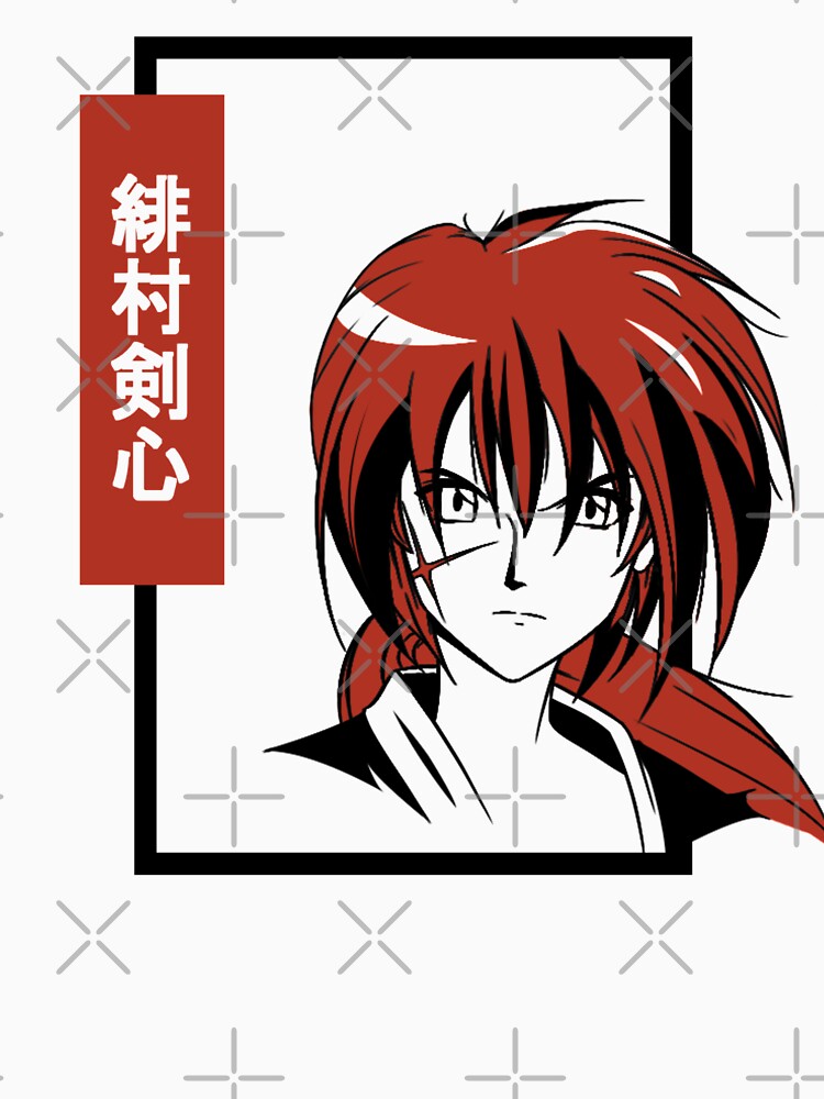 "Kenshin Himura Fan art, Anime Shirt" T-shirt by KewlMix | Redbubble