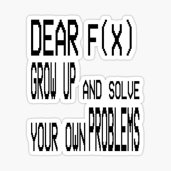"dear f(x), teacher gift, student t shirts, math equation equation ...