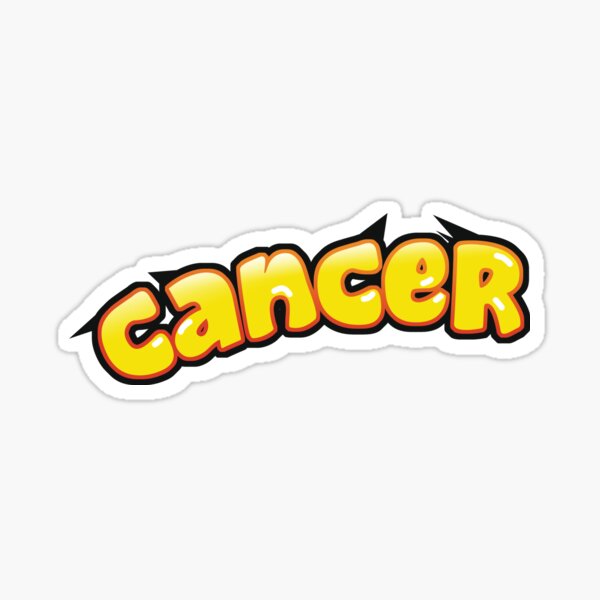 "Cancer Logo" Sticker by Zodiac-locker | Redbubble