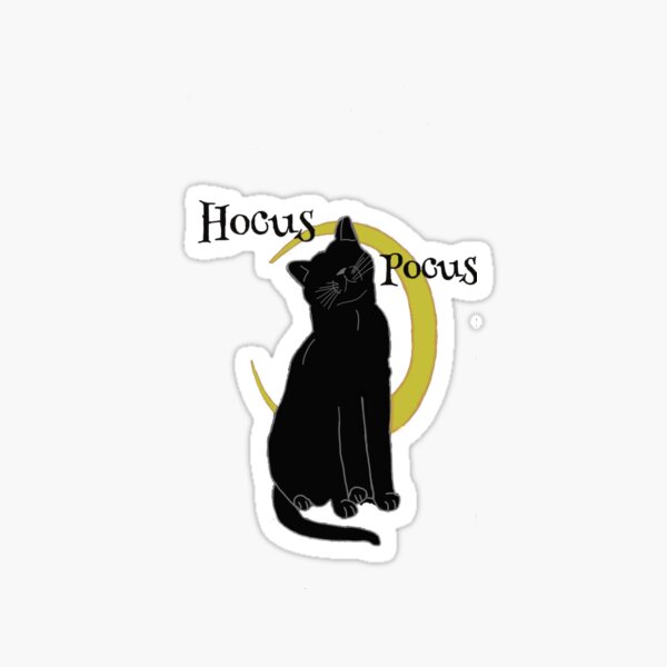 "Thackery Binx- hocus focus " Sticker by themagnificers | Redbubble