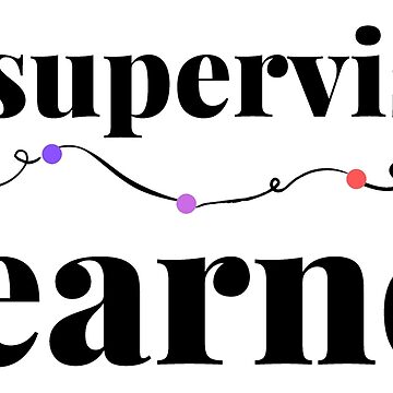"Unsupervised Learner / White" Sticker for Sale by SciHiFi | Redbubble