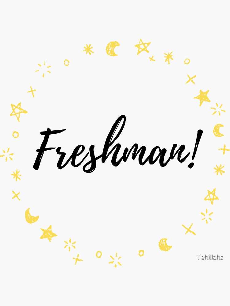 "Freshman school fashion" Sticker for Sale by Tehillahs | Redbubble