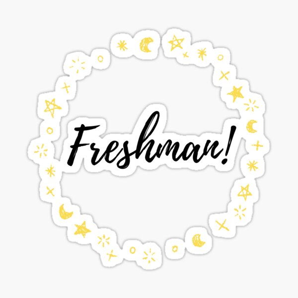 "Freshman school fashion" Sticker for Sale by Tehillahs | Redbubble