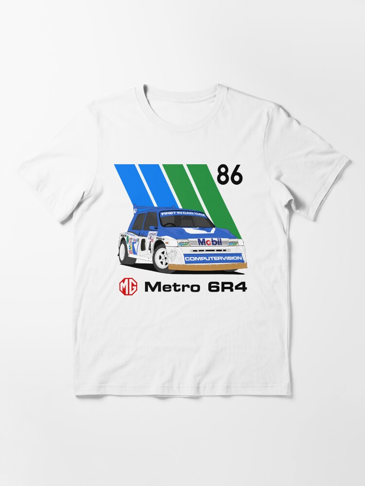 "MG metro 6r4 RAC rally 86" T-shirt for Sale by purpletwinturbo ...