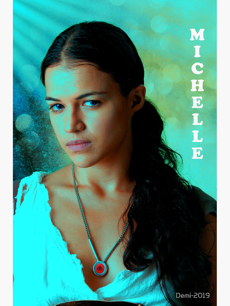 "Michelle Rodriguez - beauty" Sticker for Sale by Demi-2019 | Redbubble