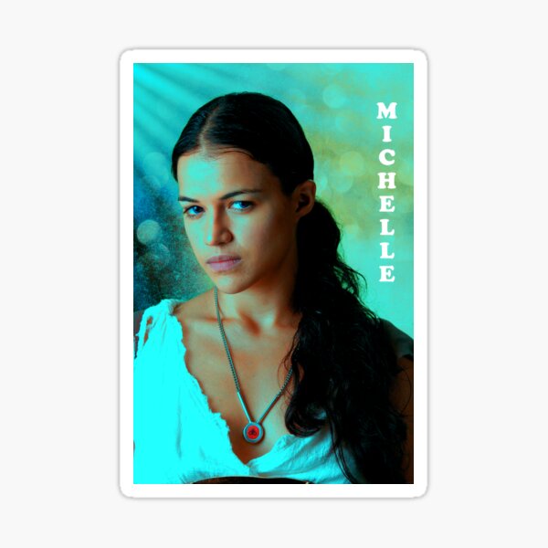 "Michelle Rodriguez - beauty" Sticker for Sale by Demi-2019 | Redbubble