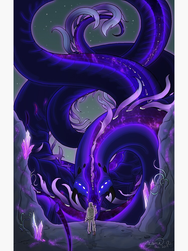 "Cosmic Serpent" Poster by DreamBlight | Redbubble