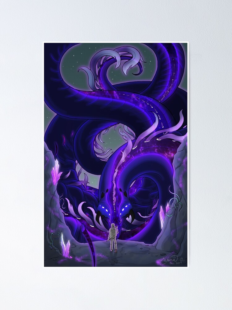 "Cosmic Serpent" Poster by DreamBlight | Redbubble