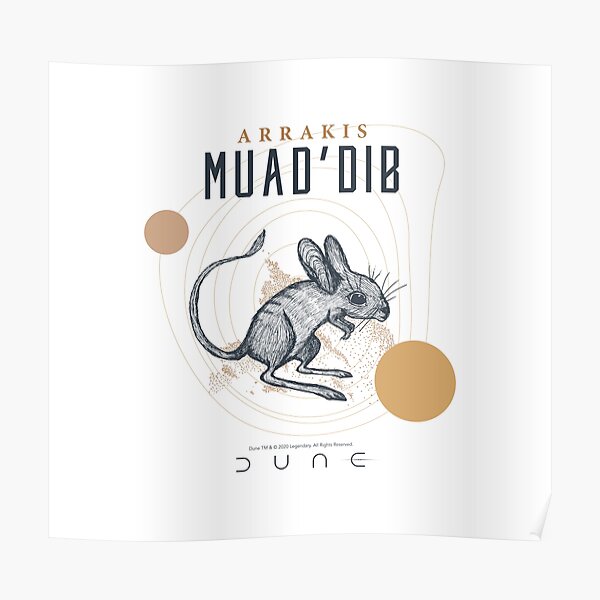 "Dune 2020 Muad'Dib" Poster for Sale by SvartInk | Redbubble
