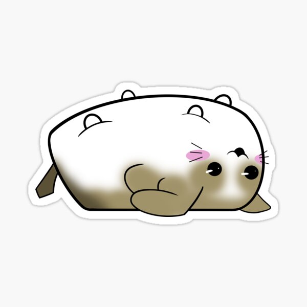 "Fluffy cat" Sticker for Sale by Eeiniverse | Redbubble