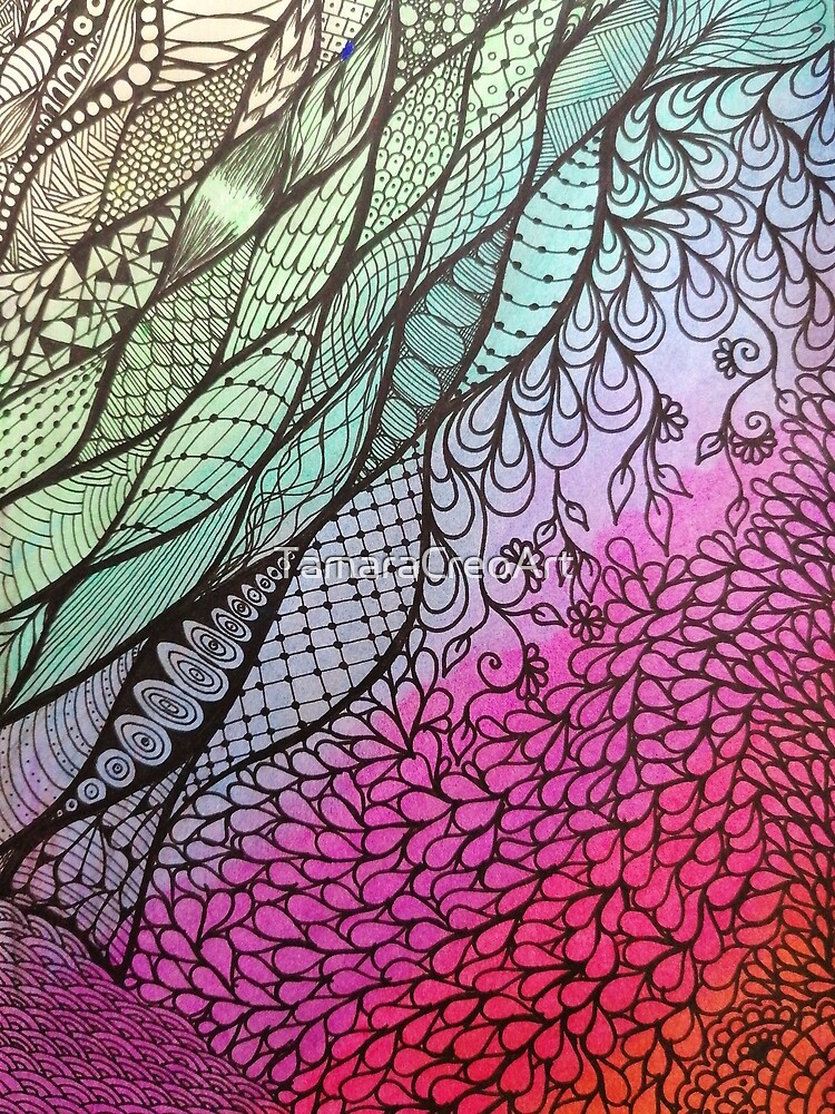 "Zentangle" Poster by TamaraCreoArt | Redbubble