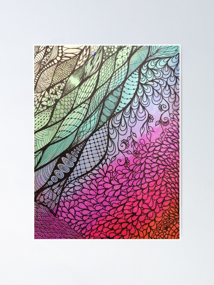 "Zentangle" Poster by TamaraCreoArt | Redbubble