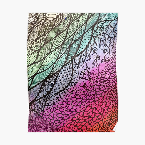 "Zentangle" Poster by TamaraCreoArt | Redbubble