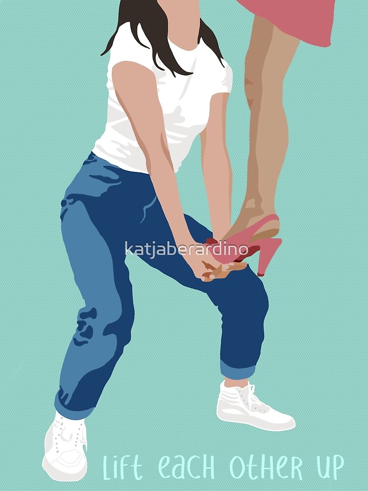 "Lift Each Other Up" Poster for Sale by katjaberardino | Redbubble