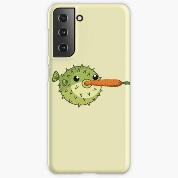 "Pufferfish Eating a Carrot " Samsung Galaxy Phone Case for Sale by ...