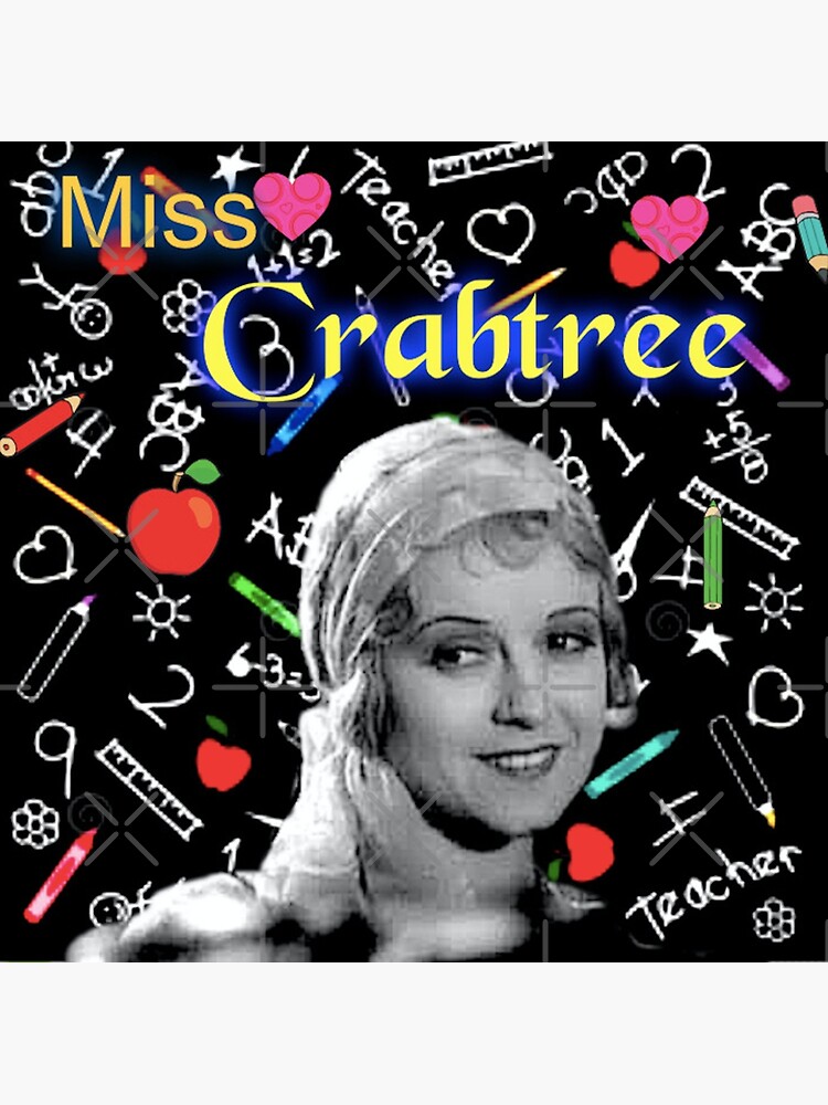 "miss crabtree little rascals our gang " Art Print by promoboy | Redbubble