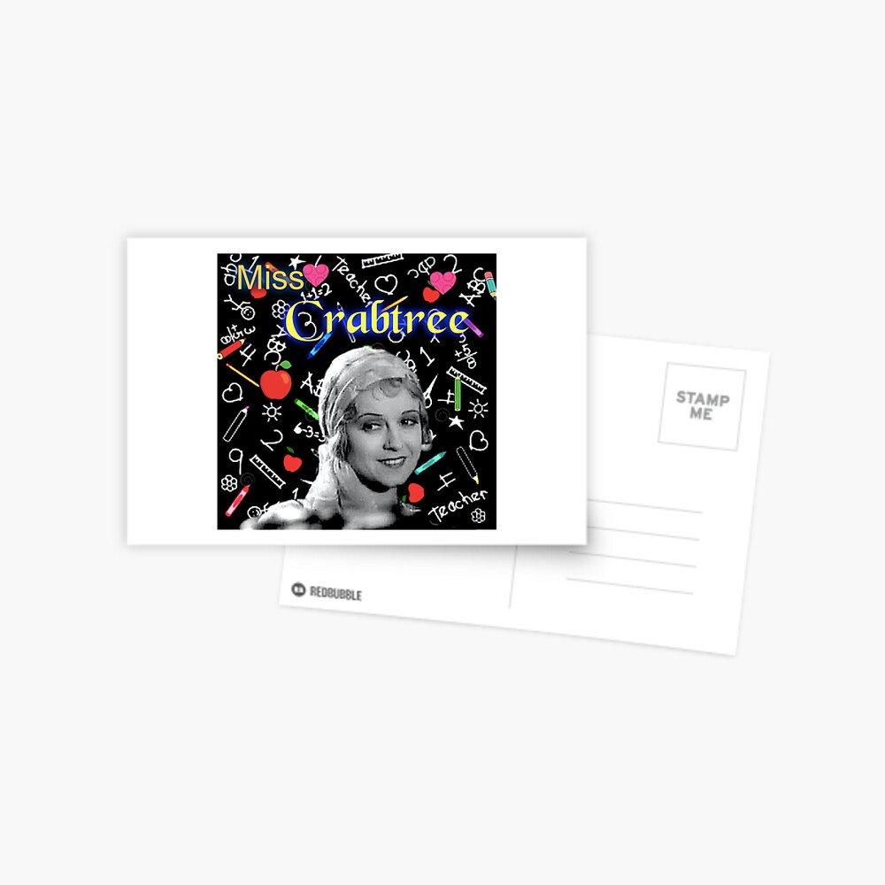 "miss crabtree little rascals our gang " Postcard for Sale by promoboy ...