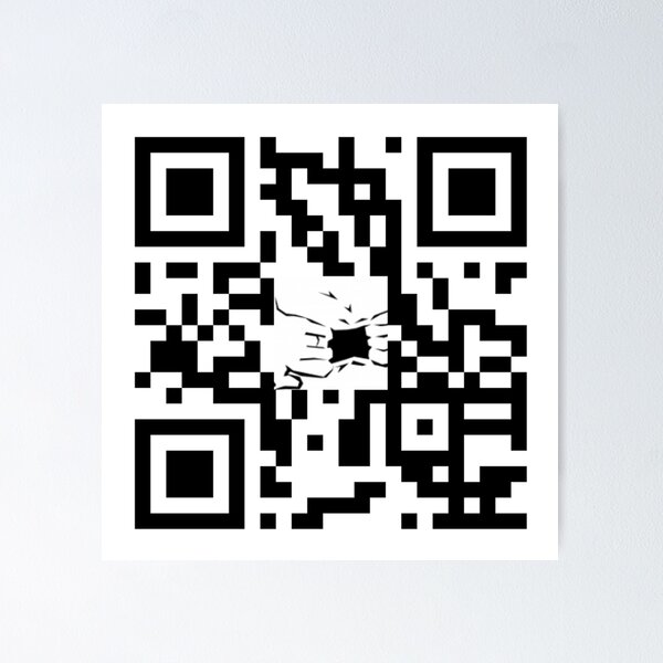 "GOATSE QR Code" Poster for Sale by gungable | Redbubble