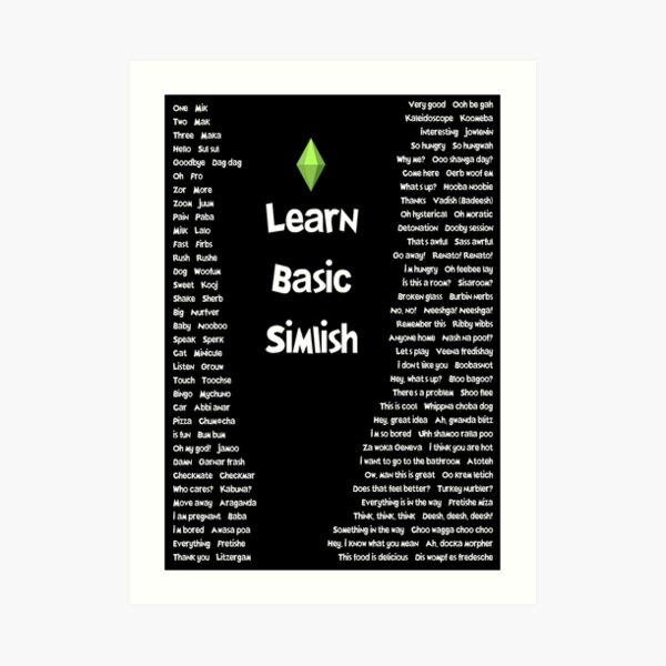 "How To Speak Simlish - The Basics To The Unique Language of The SIMS ...