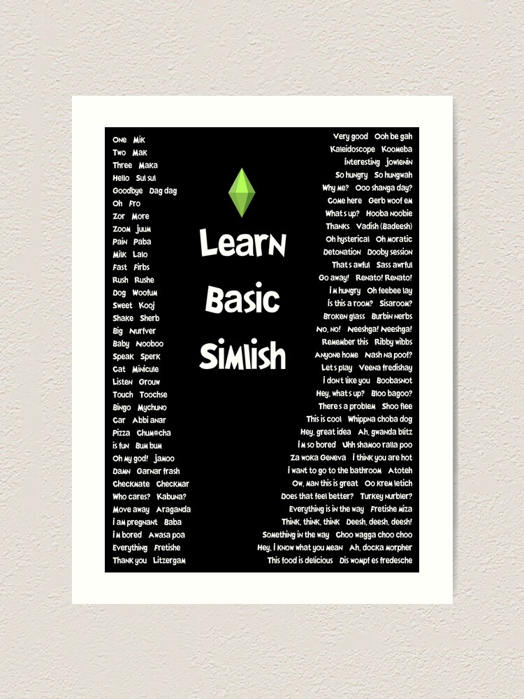 "How To Speak Simlish - The Basics To The Unique Language of The SIMS ...