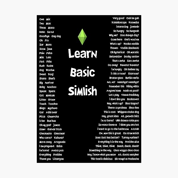 "How To Speak Simlish - The Basics To The Unique Language of The SIMS ...