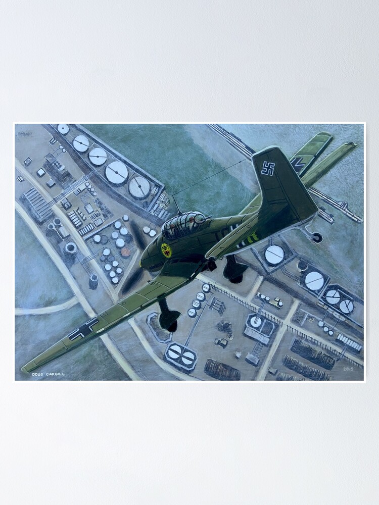 "Junkers Ju 87 Stuka" Poster by HMSResolute | Redbubble