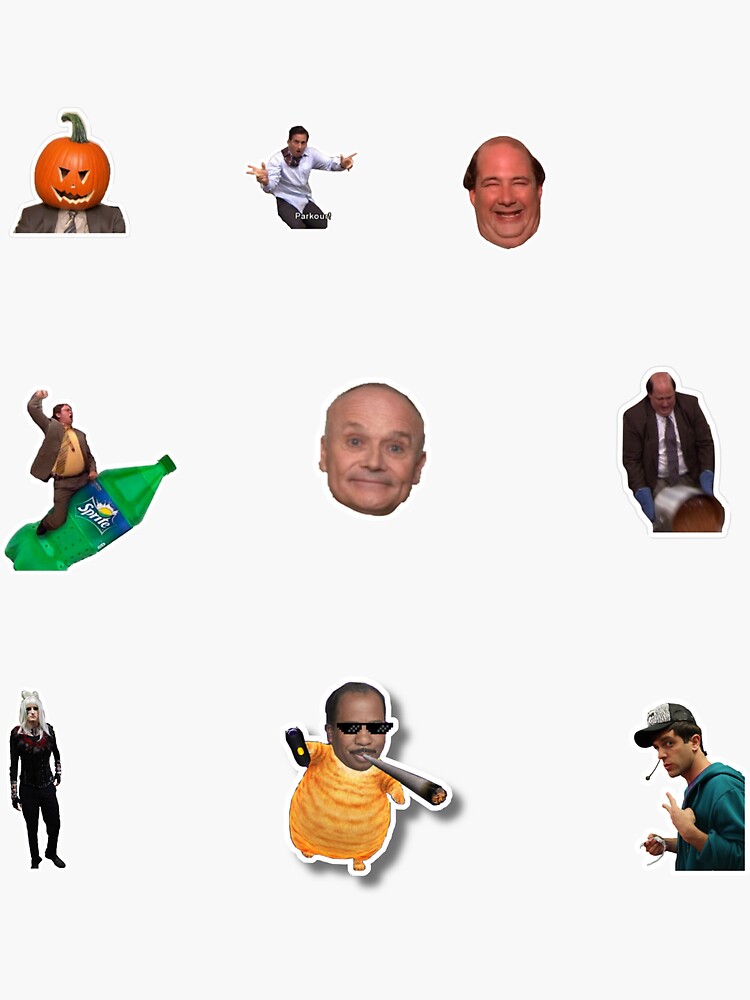 "The Office meme sticker pack " Sticker for Sale by maddiekendallll ...