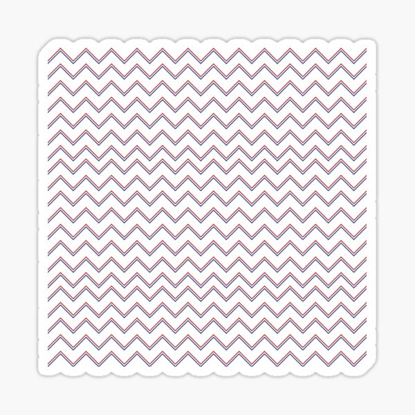 "Zigzag lines" Sticker by Komodo11 | Redbubble