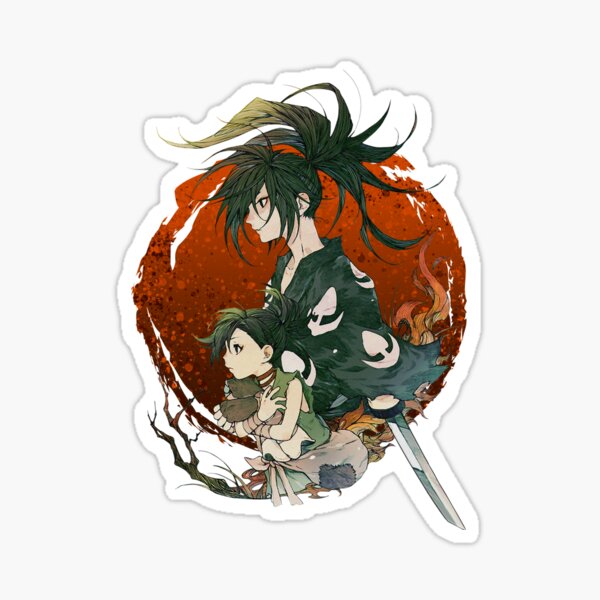 "Dororo and Hyakkimaru" Sticker by LokittyLevi | Redbubble