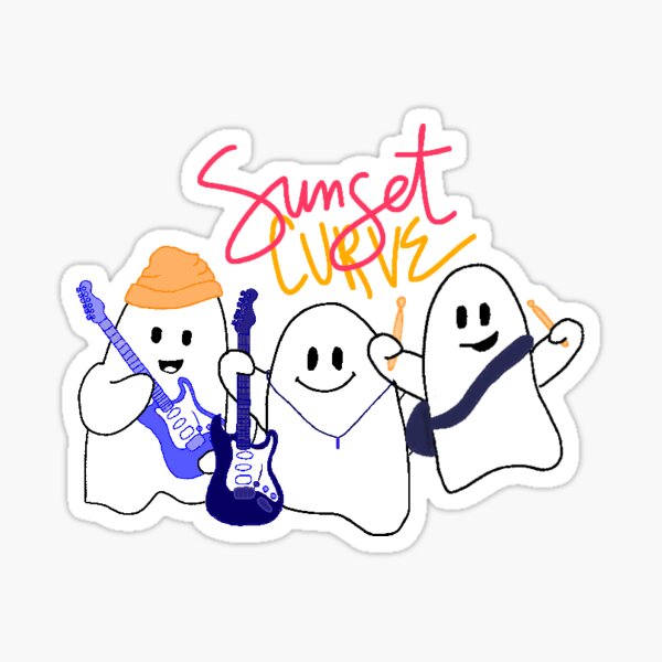 "Sunset Curve" Sticker for Sale by LeahandBella | Redbubble