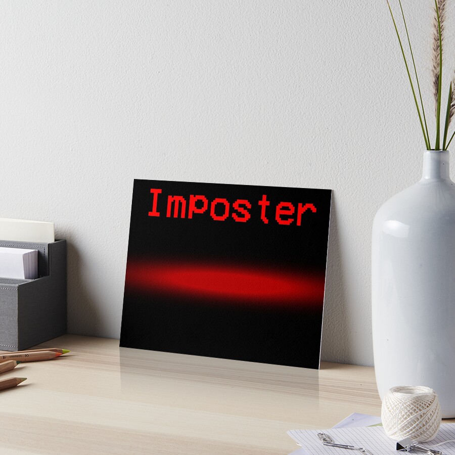 "Among Us Imposter" Art Board Print by precthemonster | Redbubble