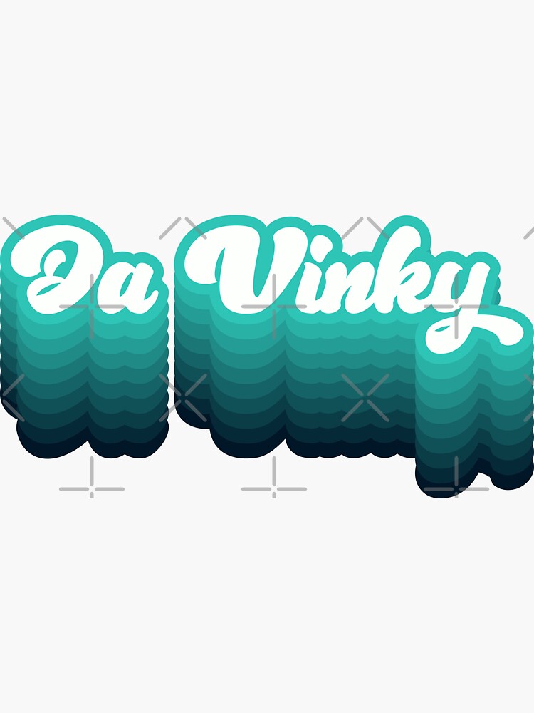 "Da Vinky?" Sticker for Sale by AbraFero | Redbubble